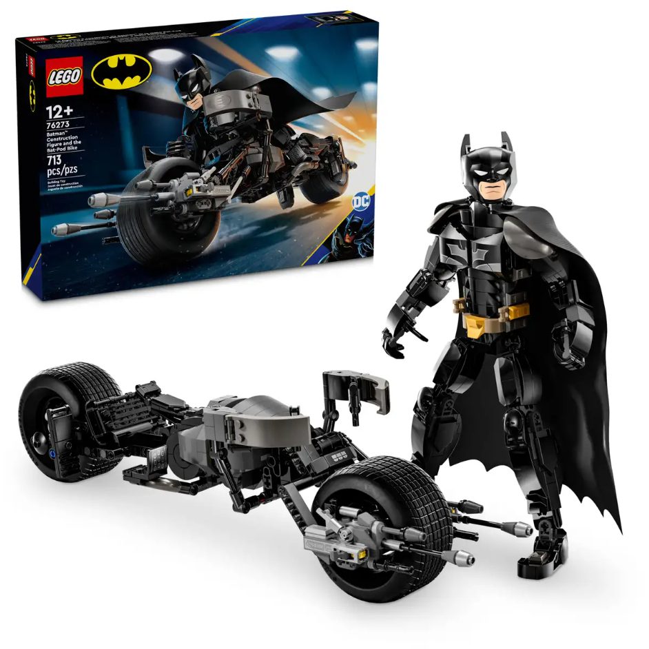 Batman™ Construction Figure and the Bat-Pod Bike - JBF Toys and Trains