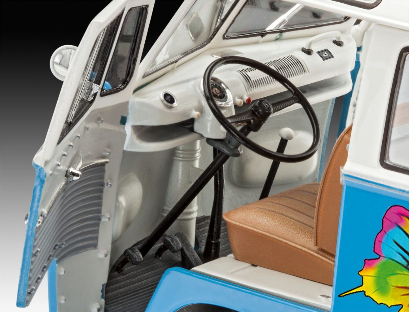VW T1 Samba Bus Flower Power - JBF Toys and Trains
