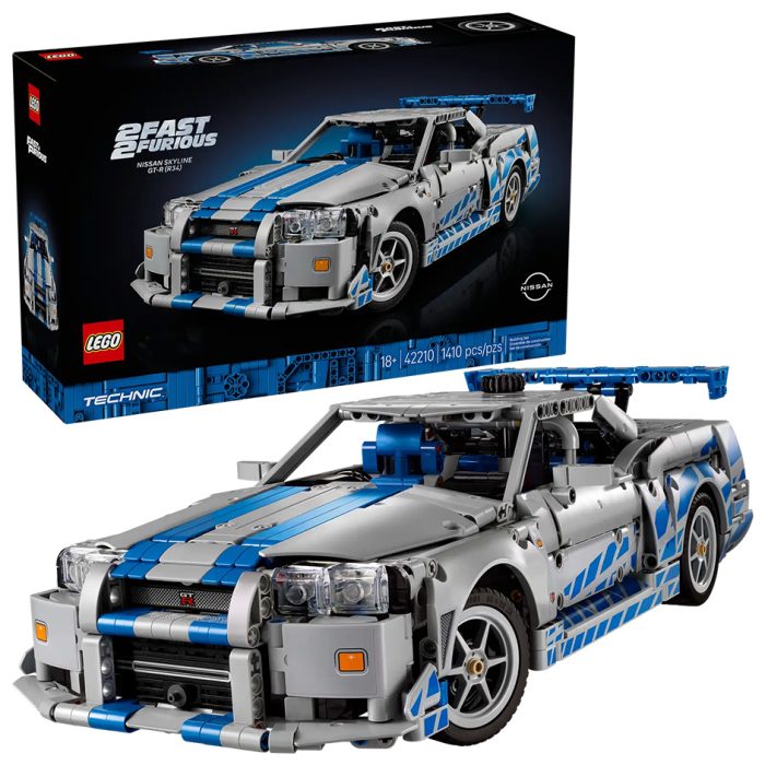 LEGO Technic 2 Fast 2 Furious Nissan Skyline GT-R (R34) (42210) | JBF ...