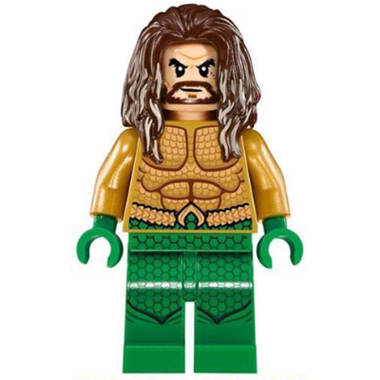 Aquaman - Dark Brown Long Hair, Green Legs - JBF Toys and Trains